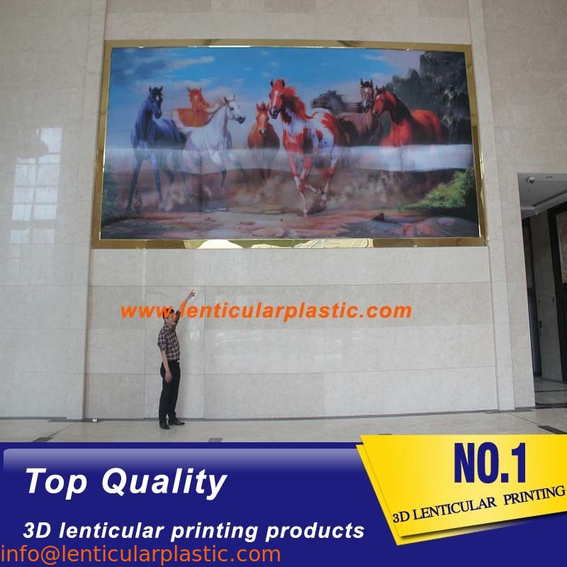 large size lenticular poster indoor 3d lenticular effect image flip ...